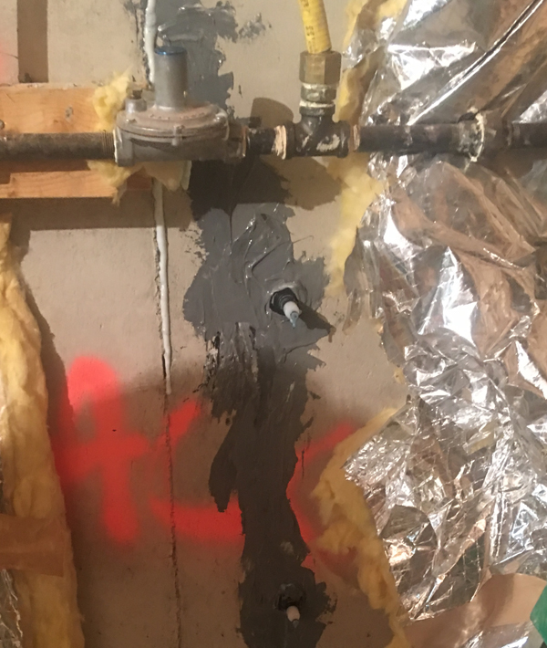 Epoxy Injection Cracked Basement Walls