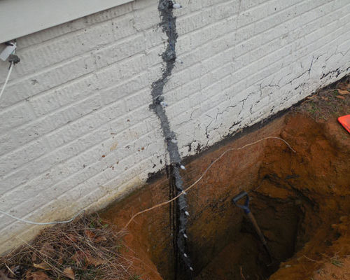 Epoxy Injection Cracked Basement Walls