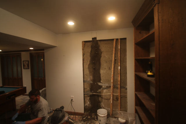 Epoxy Injection Cracked Basement Walls